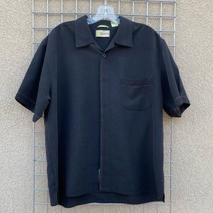 Cubavera | Shirts | Mens Cubavera Black Embroidered Detail Shirt | Poshmark